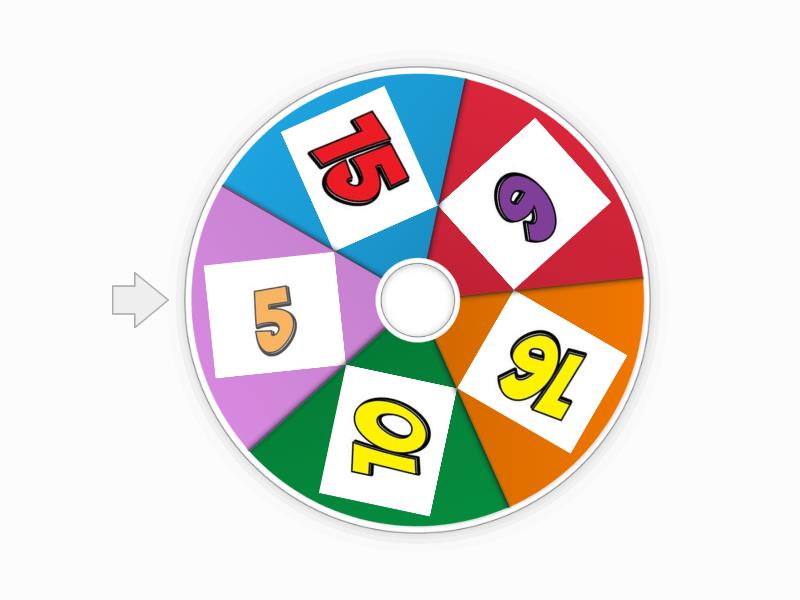 Numbers - Spin the wheel