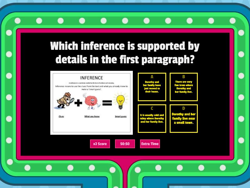 From The Wonderful Wizard of Oz by L. Frank Baum - Gameshow quiz