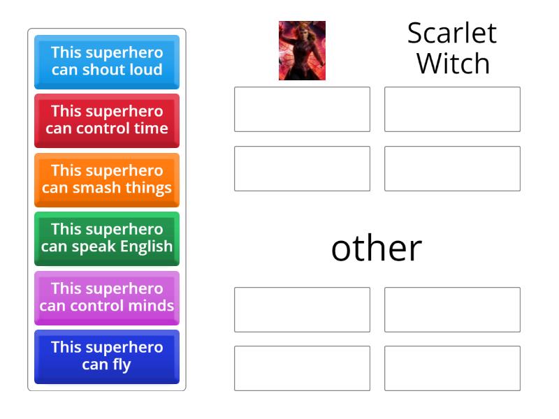 superpowers W - Group sort