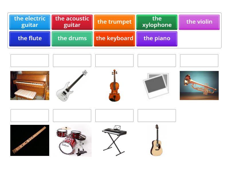 Musical Instruments - Match up