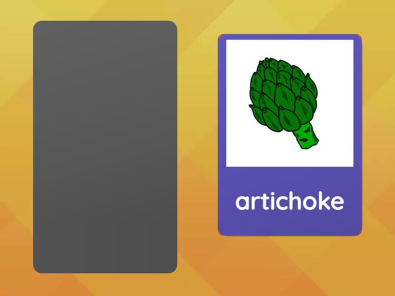 Vegetables - Speaking cards