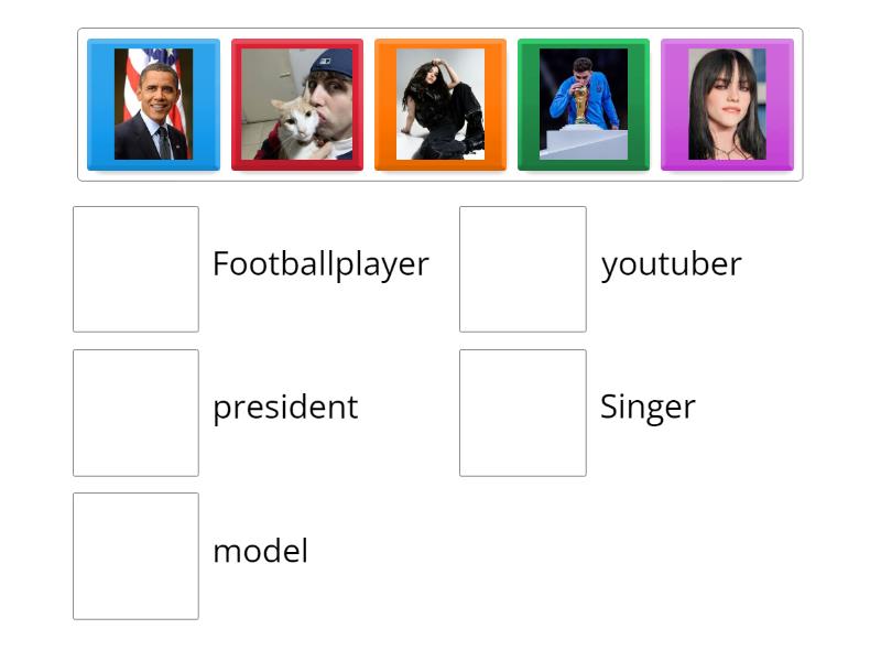 Famous occupations - Match up