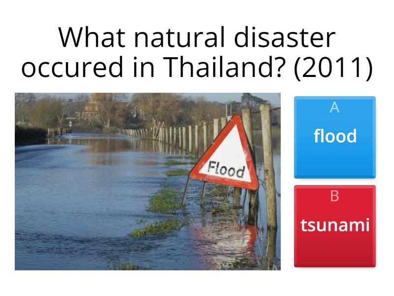ASEAN Natural Disaster - Quiz