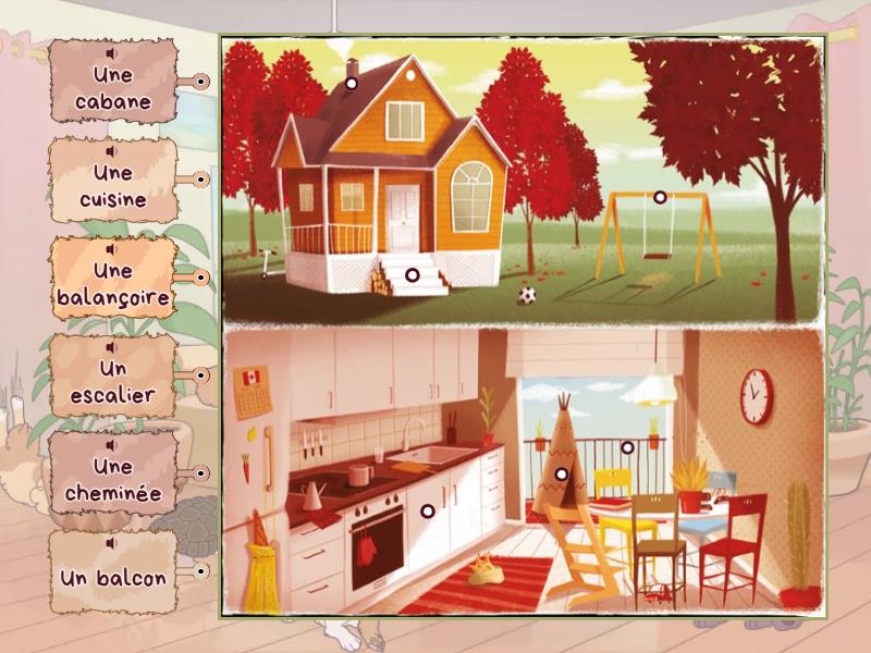 Les meubles de la maison - Labelled diagram