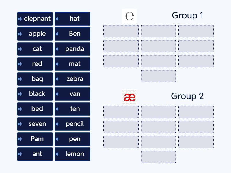 pen\pan - Ordenar por grupo