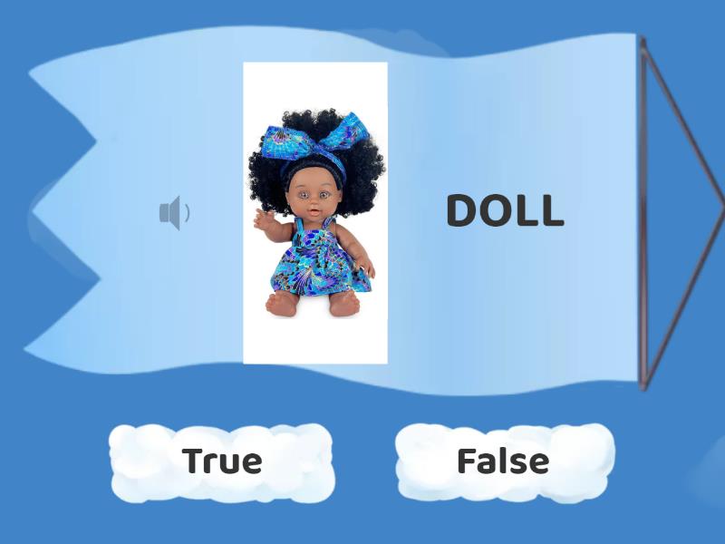 PLAYTIME - 1st grade: Toys - True or false