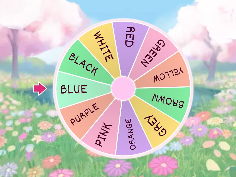 Colours - Spin the wheel