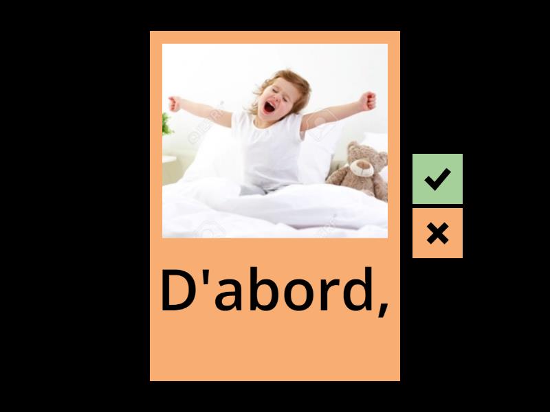 La routine du matin (A1/ A2) - Flash cards