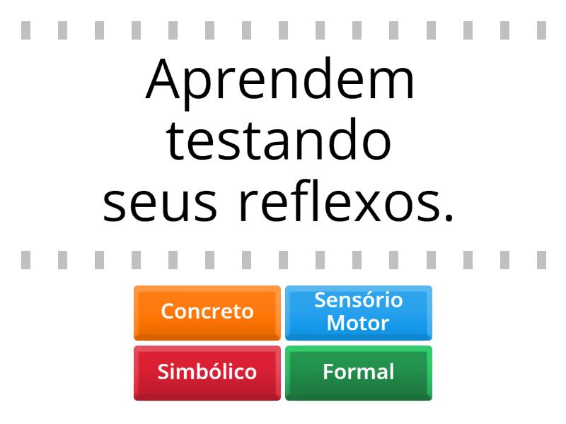 4 Fases Desenvolvimento Piaget - Encontre a combinação 4 Fases Desenvolvimento Piaget - Encontre a combinação