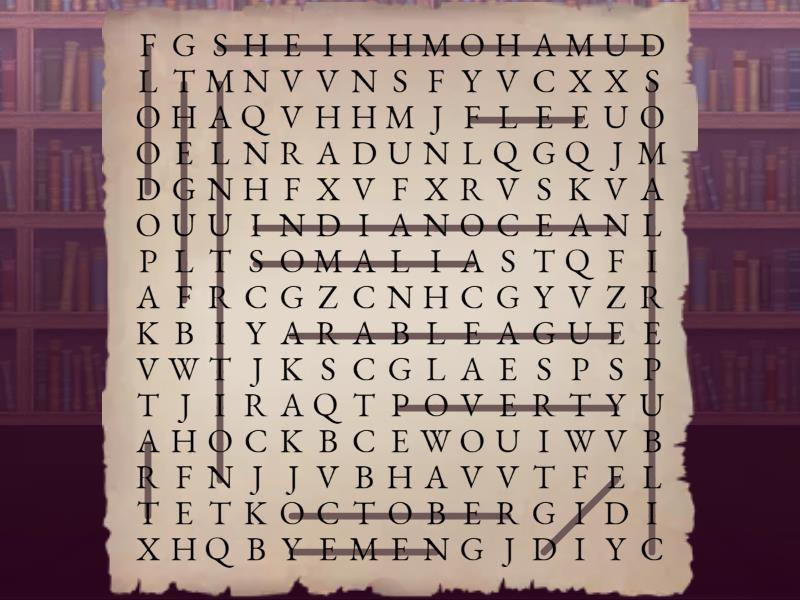 somalia flood - Wordsearch
