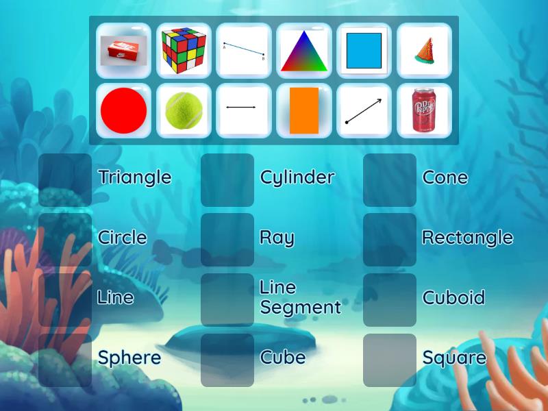 Grade 3 Petals: 'Matching: 2D-Shapes, 3D-Shapes and Parts of a Line ...