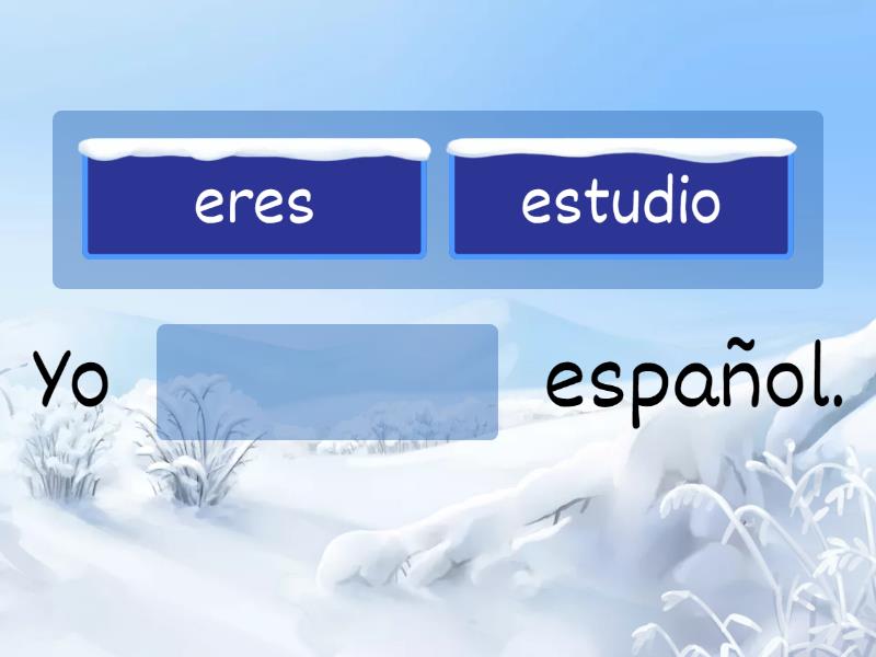 Verbo: ESTUDIAR - Complete the sentence