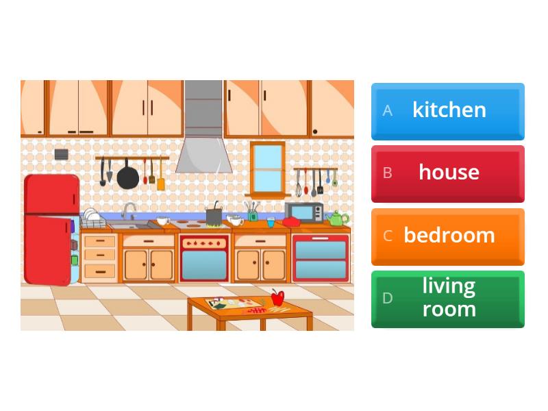Rooms in the house - Quiz