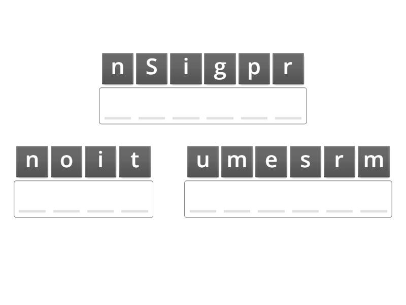 Escape Room - Anagram