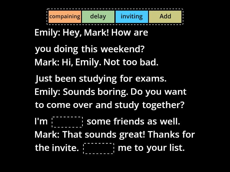 KET verbs - Missing word