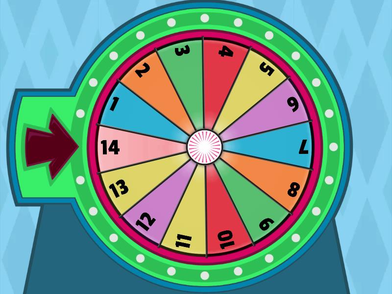 number - Random wheel