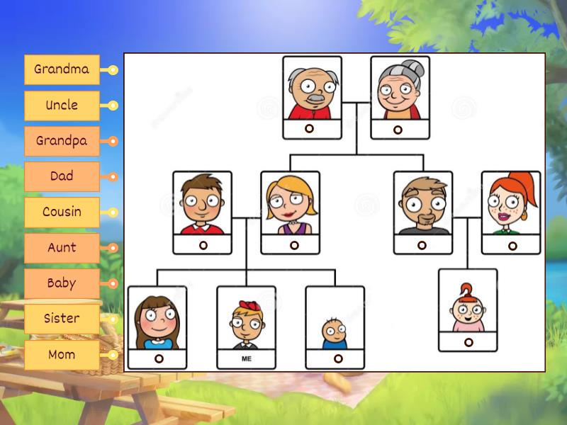 Unit 4_Lesson 1_Family tree - Labelled diagram