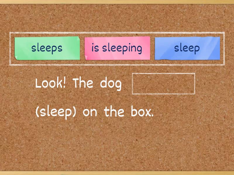 Present Simple or Present Continuous? - Missing word