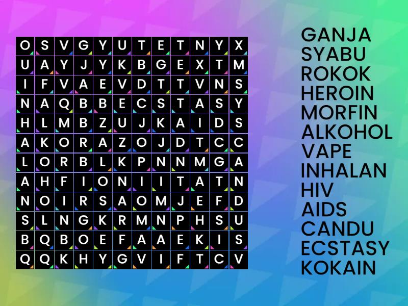 KUIZ PPDa TAHAP 1 - CARI PERKATAAN TERSEMBUNYI - Wordsearch