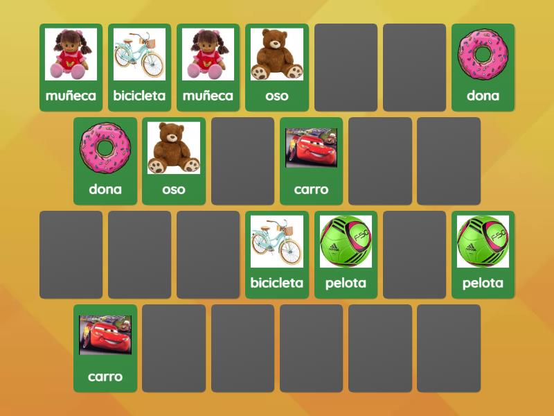 MEMORAMA - Matching pairs