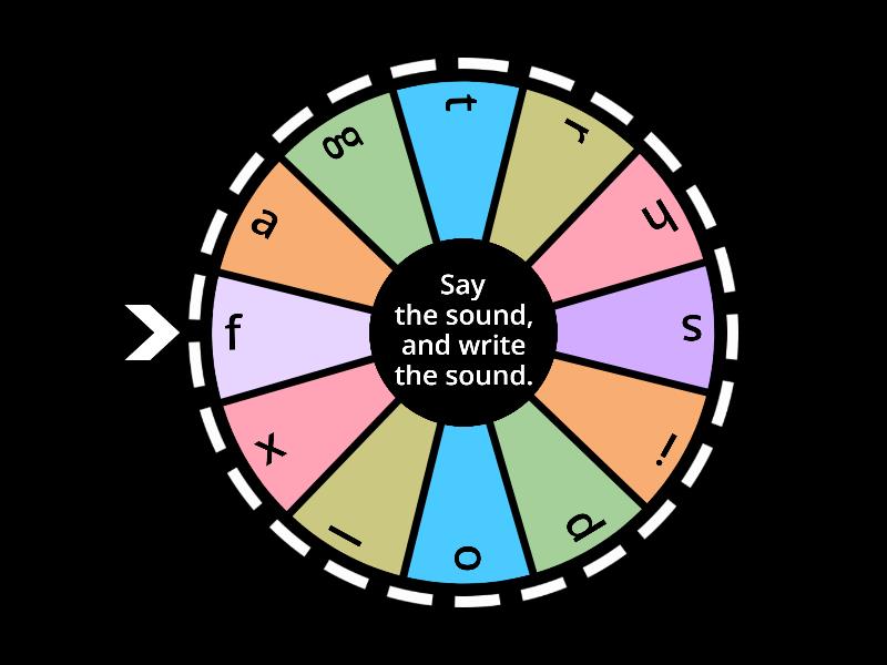 Phonemic awareness - Spin the wheel