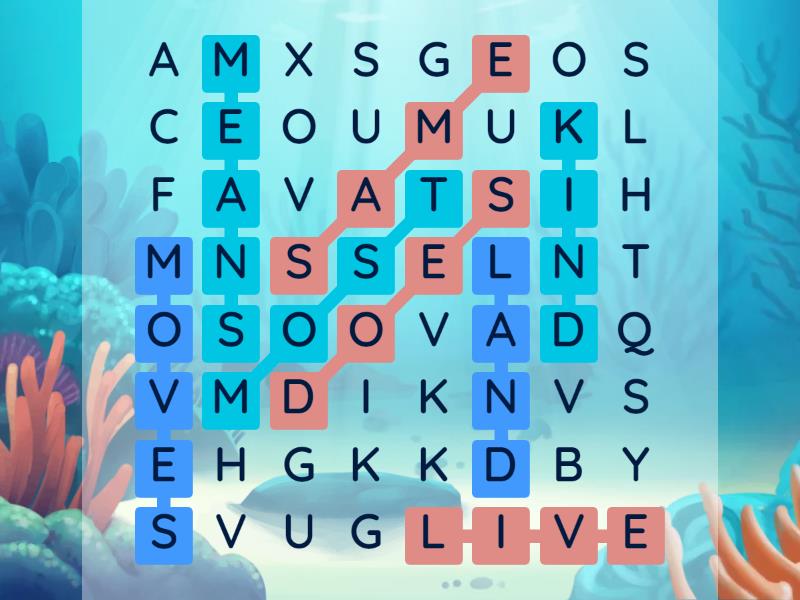 Unit 6 Word Study 3 - Wordsearch