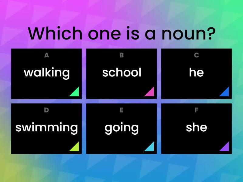 Noun - Quiz