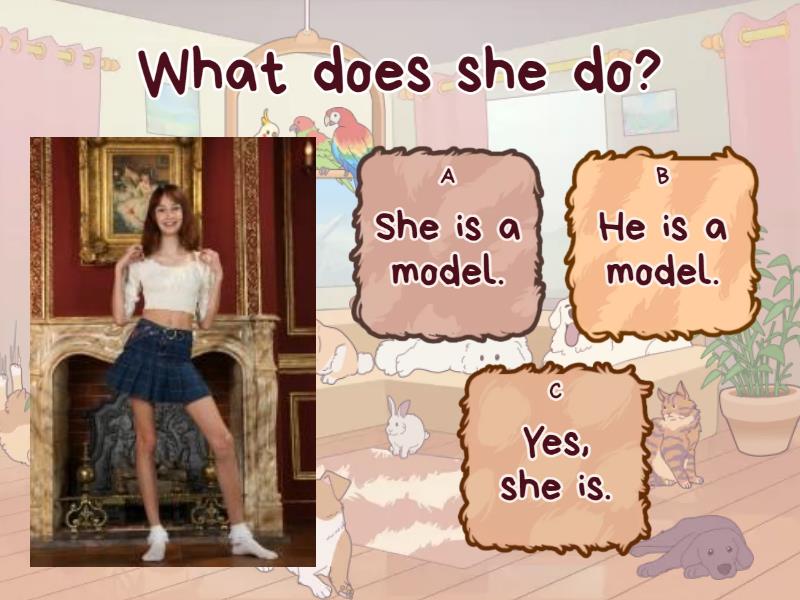 Jobs 3 - What does she do? - Quiz