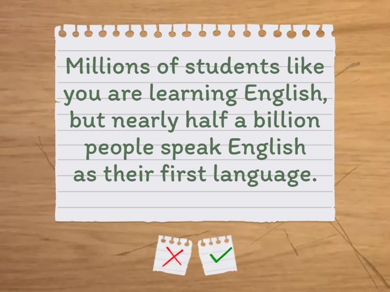 Level 6 English around the world - Flash cards