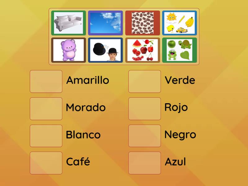 ¿Qué color es...? - Match up