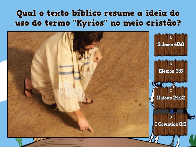 D. De Cristo. O Jesus "Kyrios". - Quiz