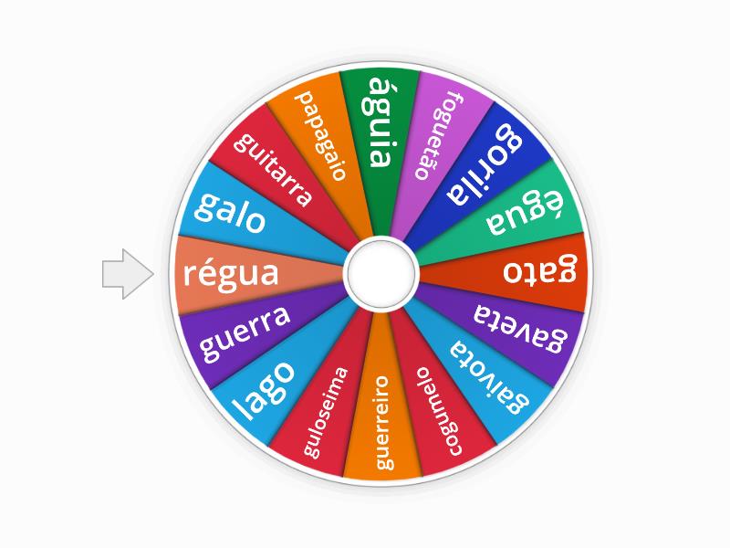 Letra g_ Escrita de frases - Random wheel