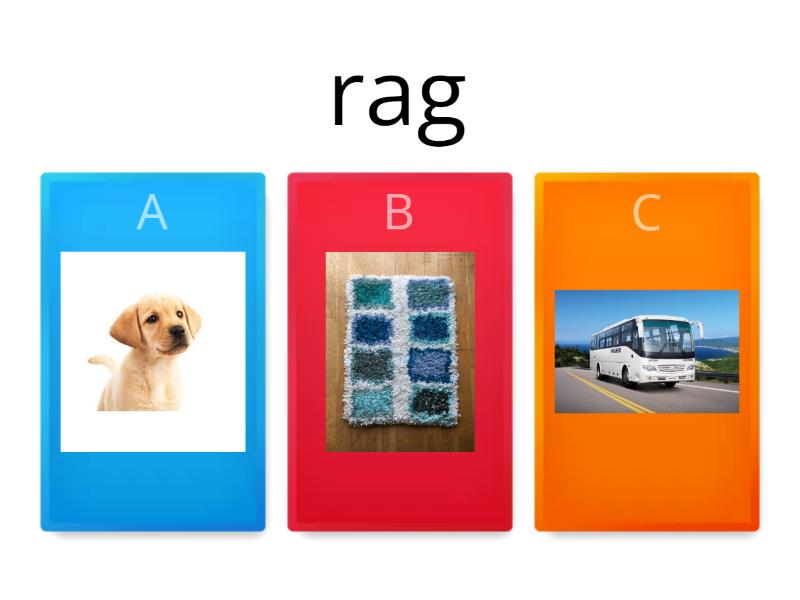 Wordwall: CVC /a/ Words #3 - Quiz