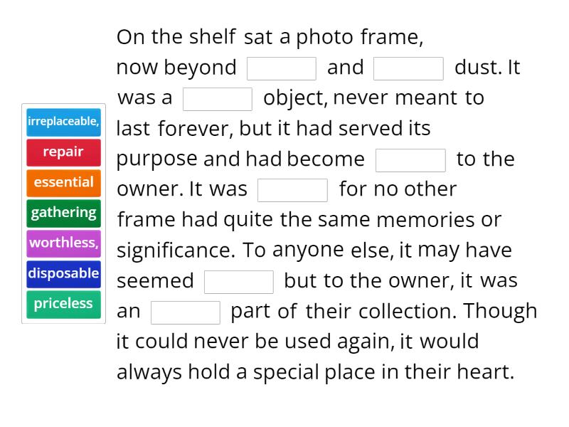 Roadmap B2 4A IELTS adjectives gap-fill - Complete the sentence