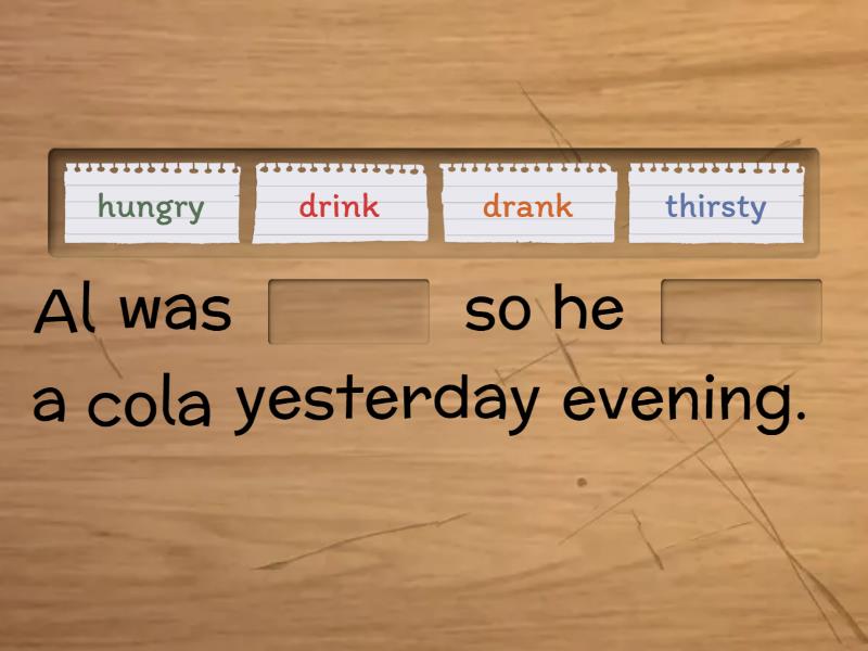 Gg2 6.3 Past Simple - Missing word