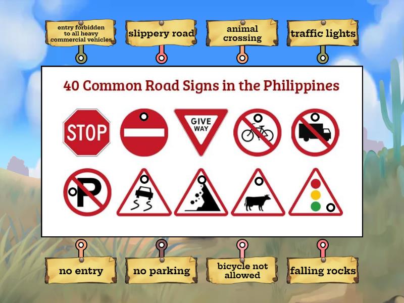 I Saw the Sign! - Labelled diagram
