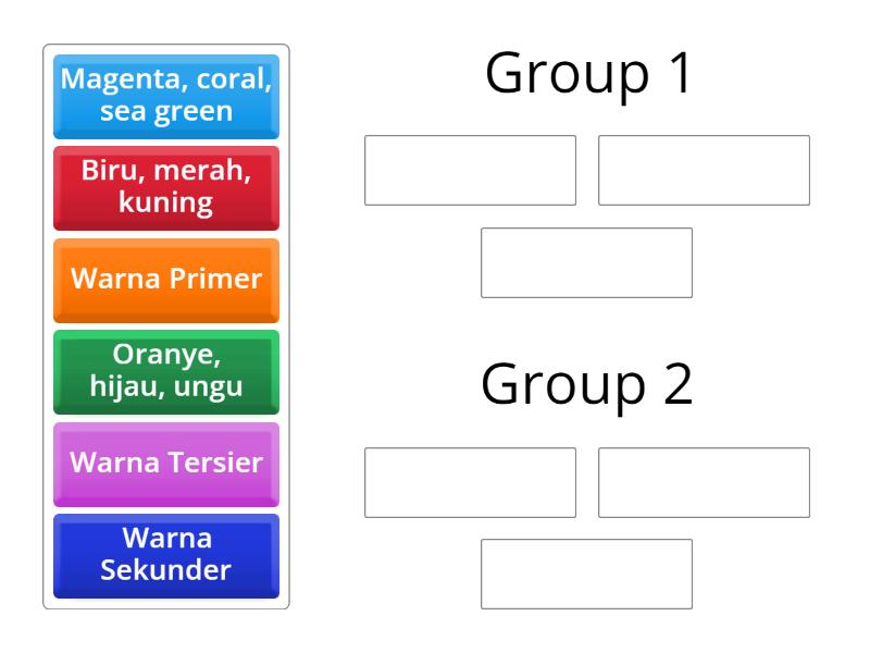 warna - Group sort
