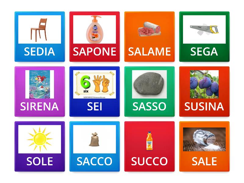 parole con s iniziale (pawpatrol) - Flip tiles