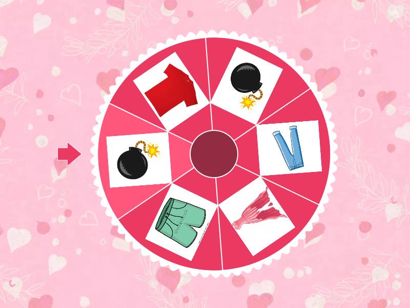 The dressing game - Random wheel