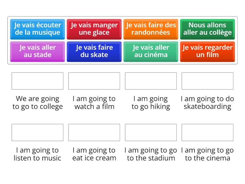 Le futur proche - Match up