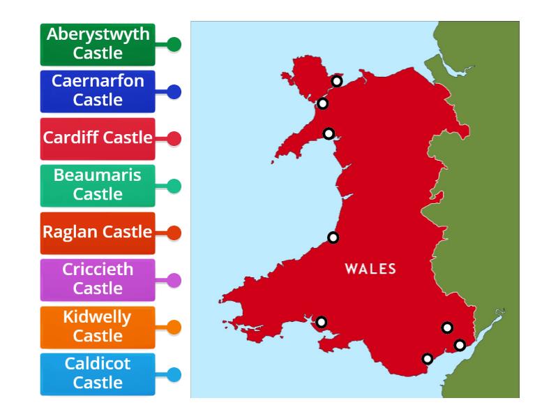 Welsh Castles - Labelled diagram