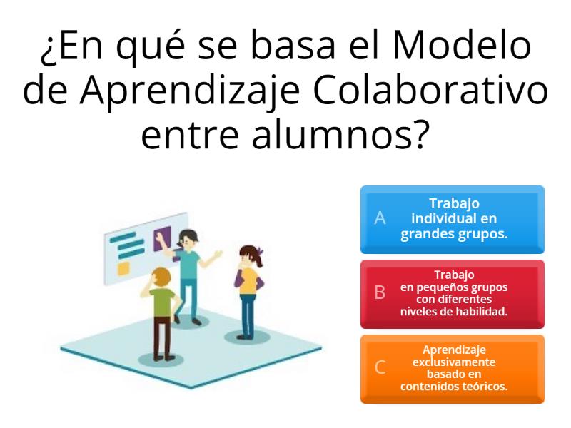 Estrategia docente: MODELO DE APRENDIZAJE COLABORATIVO ENTRE ALUMNOS - Quiz