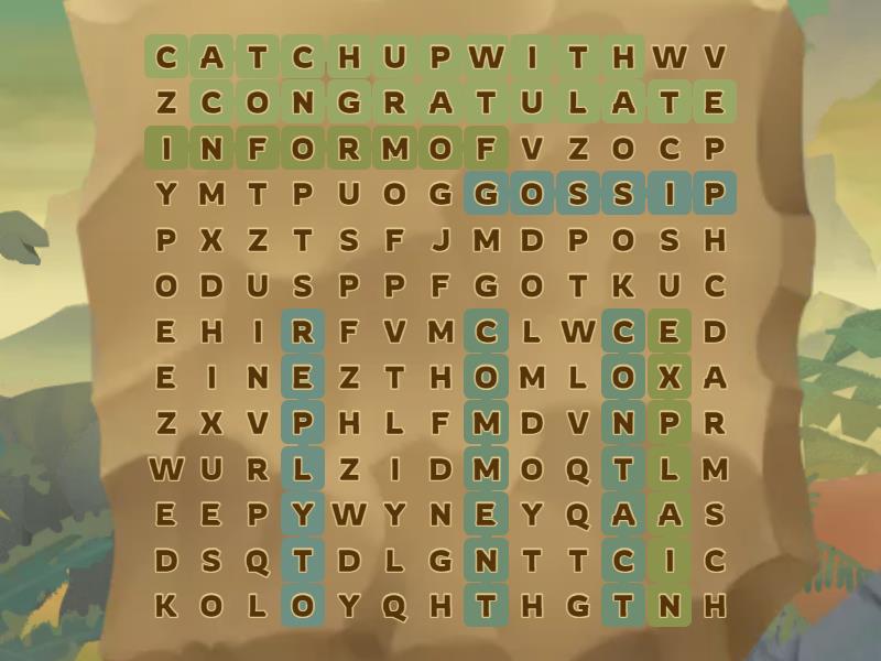 Describing communication evolve 4 unit 1 - Wordsearch