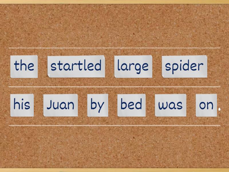 First Grade Vocabulary Sentences (Unit 1) - Unjumble