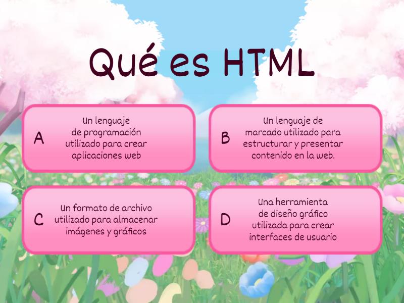 ESTRUCTURA BASICA DE UNA PAGINA WEB - แบบทดสอบ