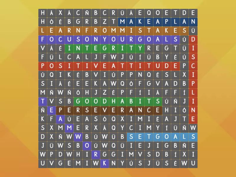 B03 Success - Wordsearch