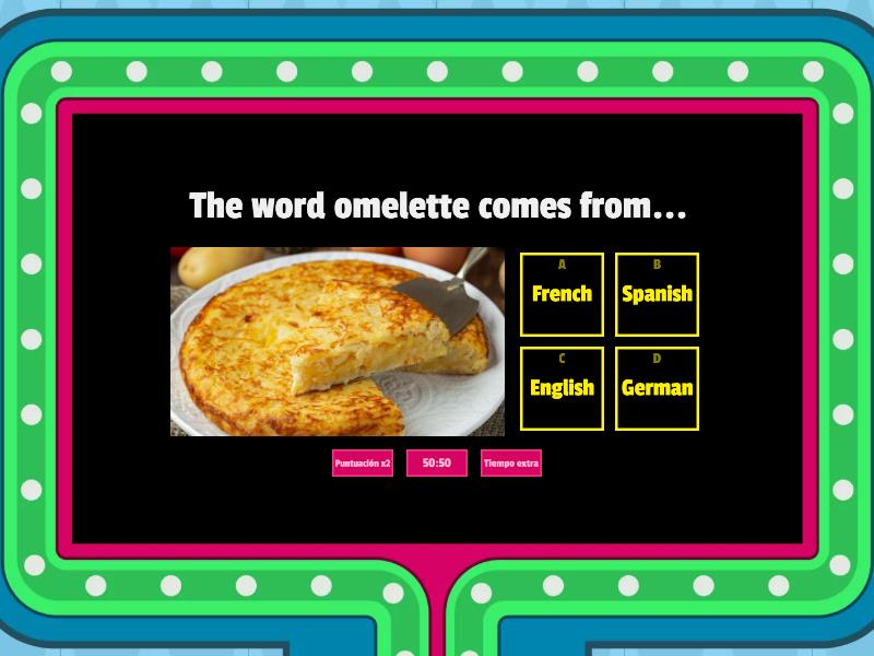 Multiple languages - Gameshow quiz