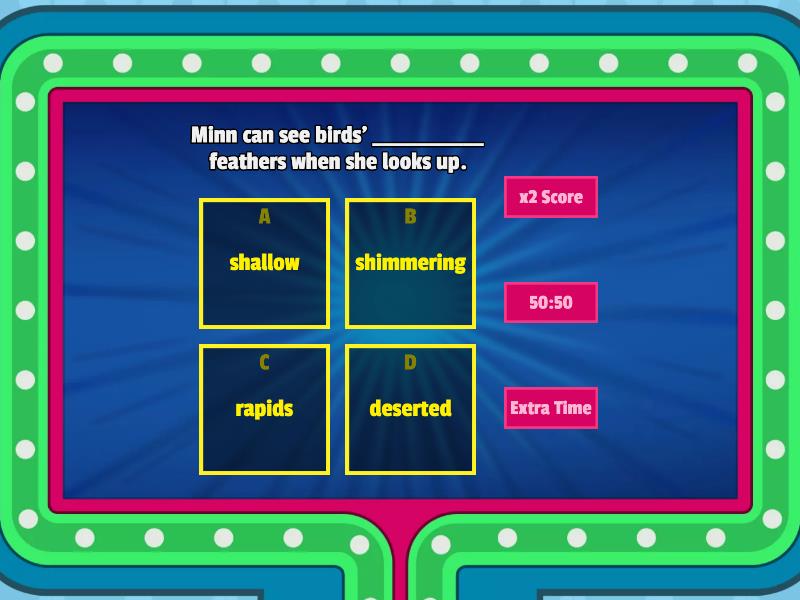 from Minn of the Mississippi - Gameshow quiz