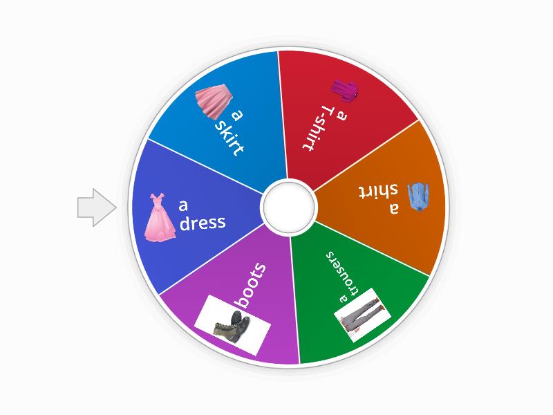 clothes - Spin the wheel