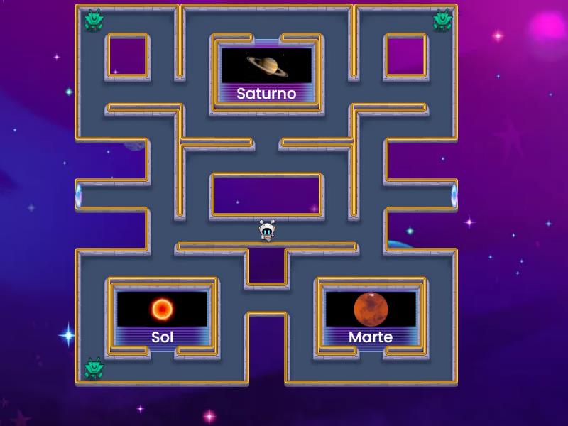 El sistema solar. - Maze chase